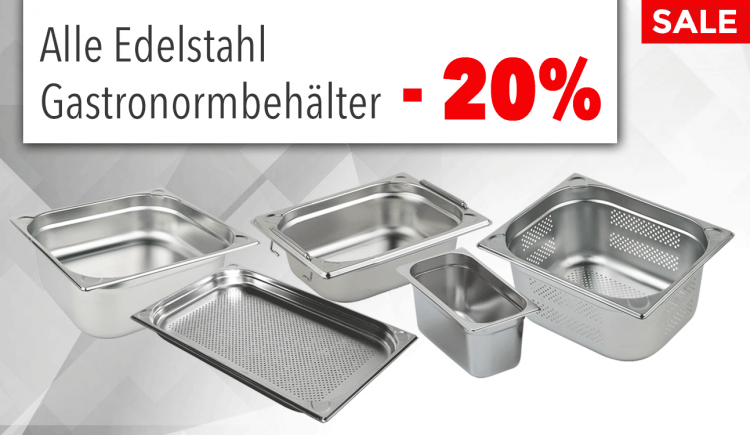 Gastronomiebedarf günstig online kaufen | Gastparo.de